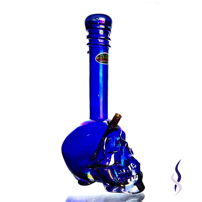3G Skull Thick Heavy Huge Glass Bong 36cm