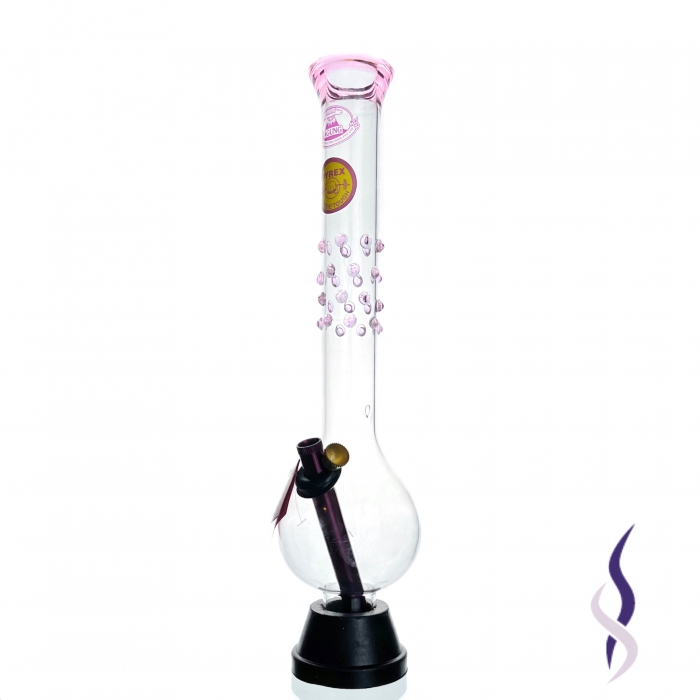 Agung Pink Tear Drop Large Bong 38cm