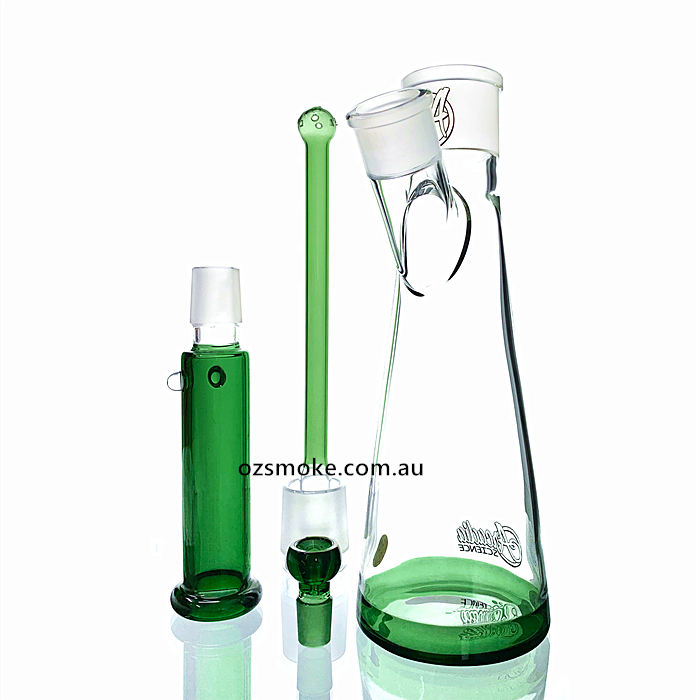 Arcadia Science K6 Green Full Glass Bong 9070
