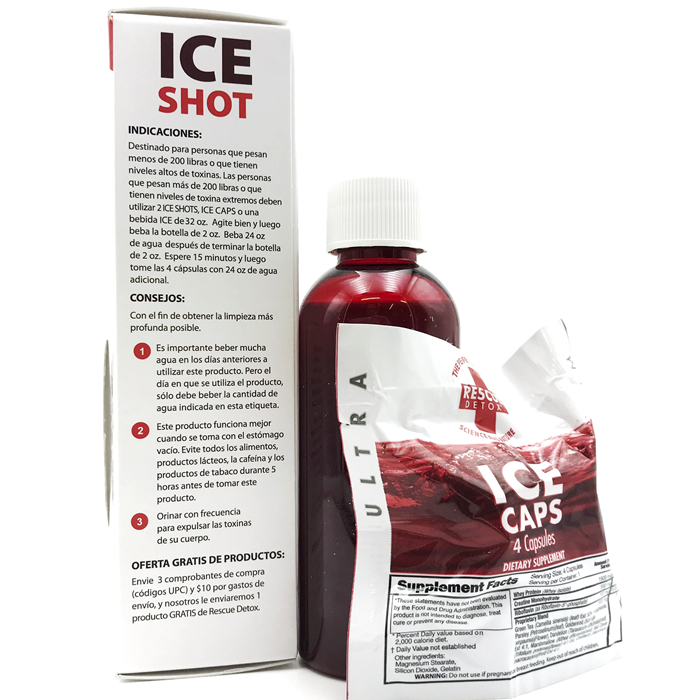Rescue Ultra Premium Ice Shot Instant Body Cleansing 74ml