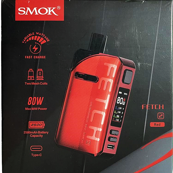 Smok Fetch2 Vape Kit 80w Pod System Red