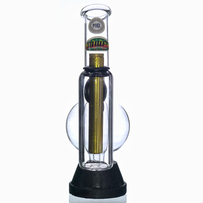 Hurricane Magic Glass Bubble Bong With Chamber 25cm