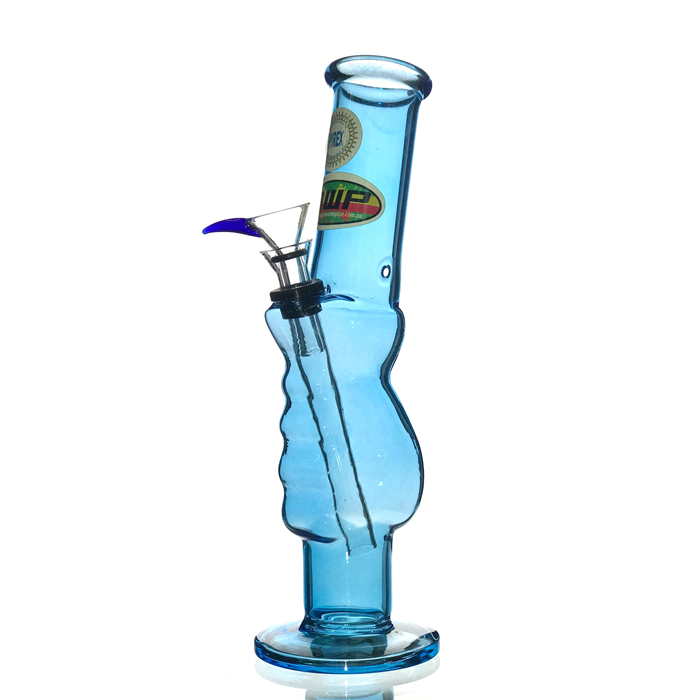 MWP Blue Glass Gripper Glass Bong 22cm