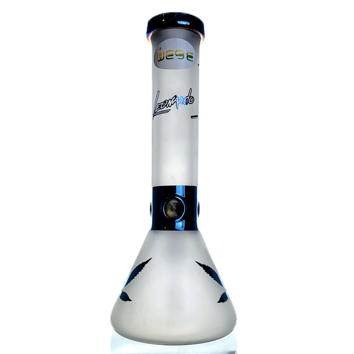 WEGE Ninja Turtles Ice Catcher 7mm Thick Beaker Bong Blue 32cm