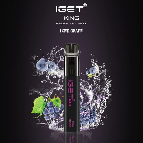 IGET KING ICED GRAPE 2600 PUFFS